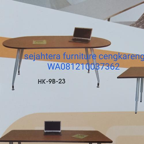 Jual meja meeting oval meja rapat kotak meja kantor lapis hpl bisa ...