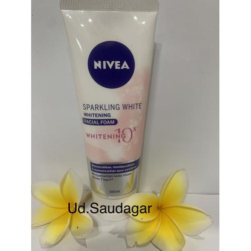 Jual Nivea Sabun Muka Sparkling White Facial Foam 100ml - 100ml - Kota ...