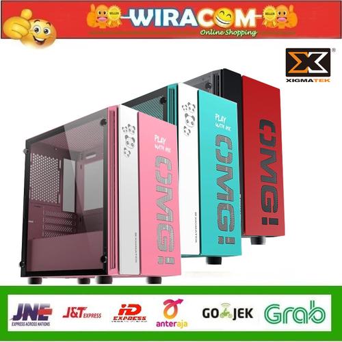 Jual Casing Xigmatek OMG - OMG Aqua - OMG Queen -RED Casing mATX ...