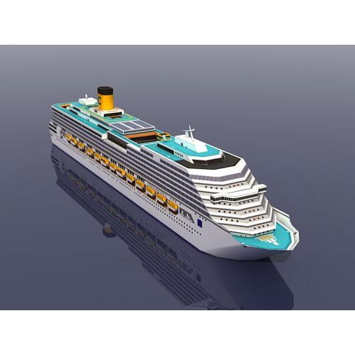 Jual DIY Papercraft Kapal Pesiar Costa Pacifica Cruise Ship - Kota ...