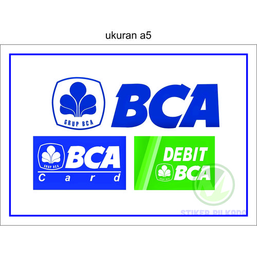 Jual stiker bca a5 - Putih, A5 15x20cm - Kota Tangerang Selatan ...