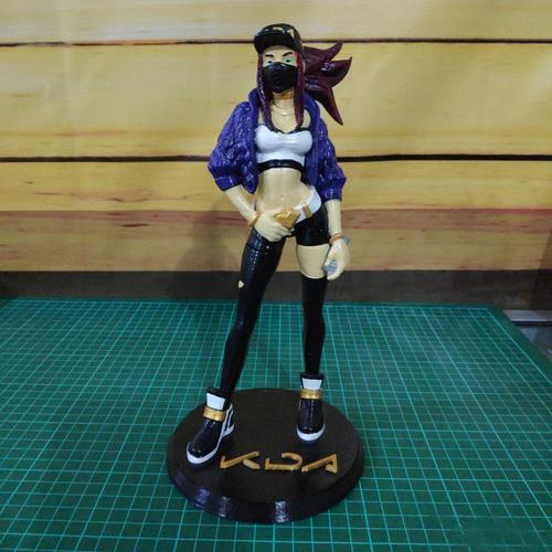 Jual KDA Akali LoL Figures - 3D Print - Kota Blitar - NEO Sticker ...