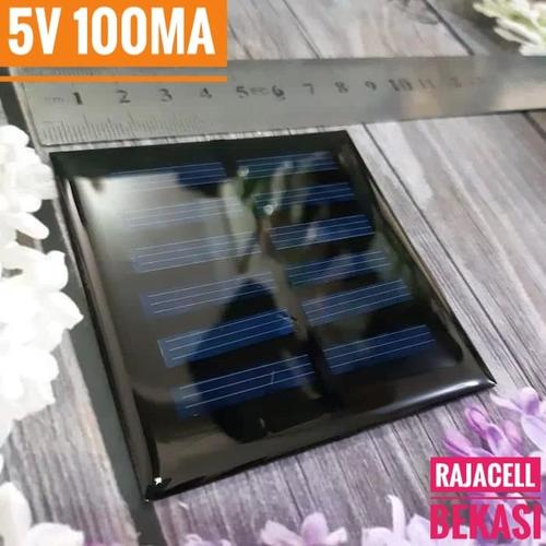 Jual Panel Surya Mini Solar Cell 5V 100mA 70x70mm Polycrystalline Epoxy ...