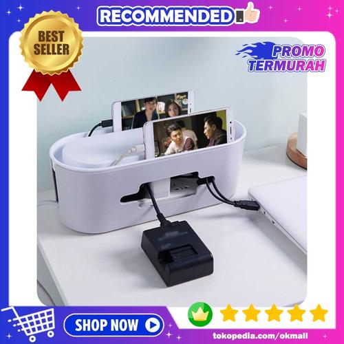 Jual Kotak Kabel Organizer Serbaguna Wire Cable Management Box ...