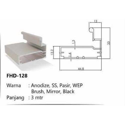 Jual FRAME ALUMUNIUM FHD-128 ANODIZED - Kota Bandung - water77_NEW ...