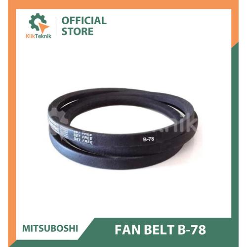 Jual MITSUBOSHI Tali Kipas B78 G1000 Boxer, G3000 Zeva, E85 Fan Belt ...