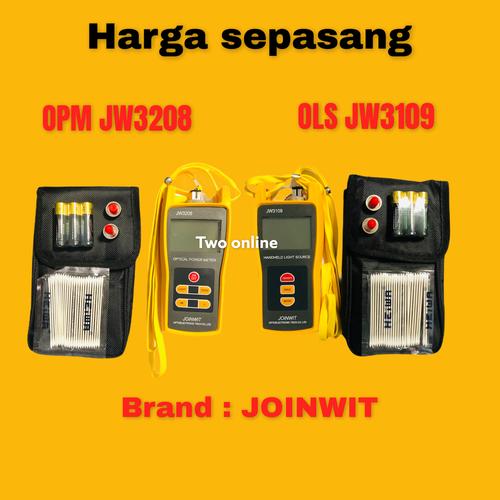 Jual Jual Joinwit Optical Power Meter OPM JW3208 + OLS JW3109 BRAND NEW ...