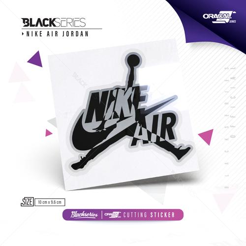 Jual Stiker Jordan | Cutting Sticker Nike Air Jordan - Hitam+Silver ...