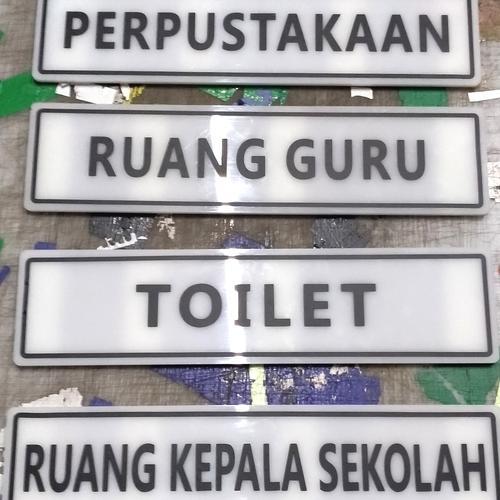 Jual akrilik pantry,nama ruangan 25X5 - 25x5 - Jakarta Timur - indosign ...