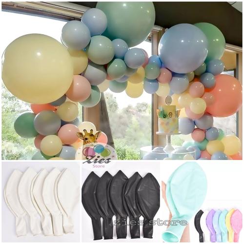 Jual balon latex macaron / balon latex pastel jumbo 36inch - hijau muda ...
