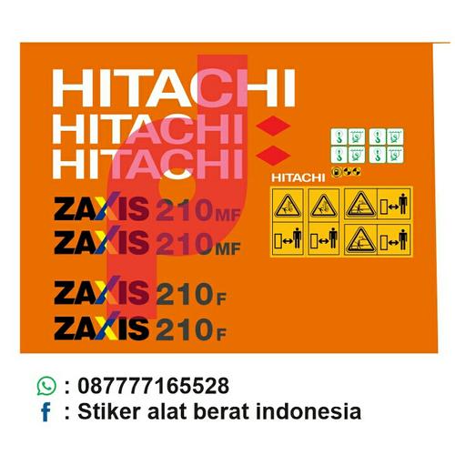 Jual Hitachi Zaxis 210f - Kota Tangerang - Stiker Alat Berat Indonesia ...