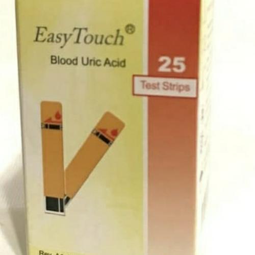 Jual Easy Touch Blood Uric Acid / Easy touch Asam Urat isi 25 strip ...