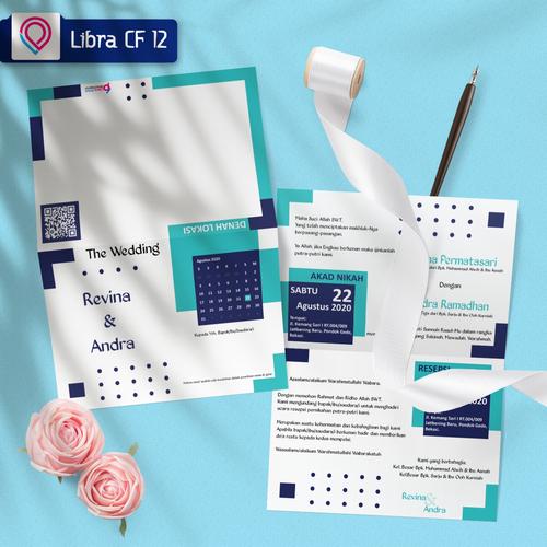 Jual Undangan Pernikahan Kalender Murah Libra CF 12 - 100 Pcs - Kota ...