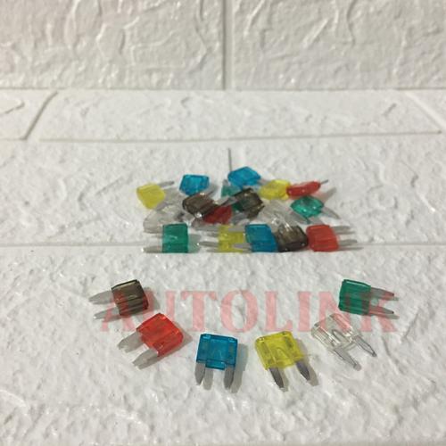 Jual FUSE DX MINI 7.5A 10A 15A 20A 25A 30A - SEKRING TUSUK / TANCAP KECIL - 25A - Jakarta Pusat ...