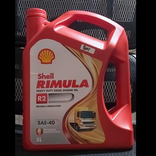 Jual Shell Rimula R2 SAE 40 Heavy Duty Diesel Engine Oil 5L Pelumas ...