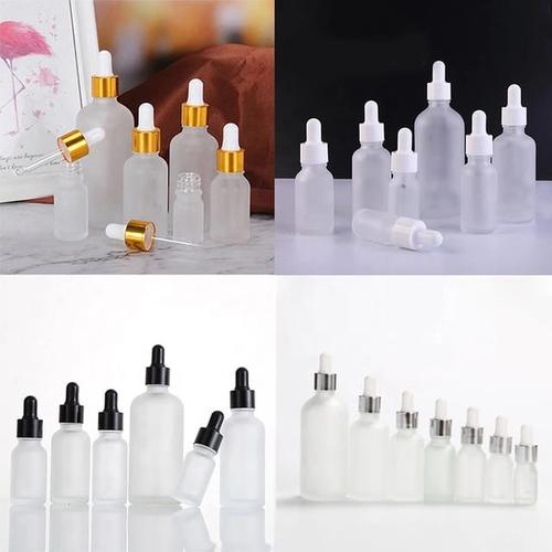 Jual Botol Serum / Botol pipet Kaca Frosted 5ml s/d 100ml - Ring Putih ...