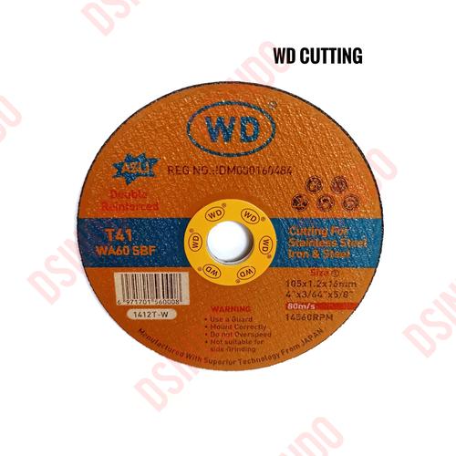Jual WD Cutting Disc/Batu Gerinda (4" x 1.2 mm) T41 WA60 SBF - Kota ...