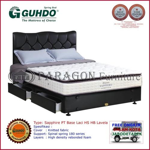 Jual Spring bed Sapphire PT 160x200 cm drawer/laci HB lavela set - Guhdo - Kota Tangerang ...