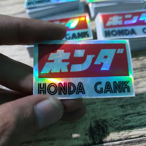 Jual STICKER HONDA GANK PRINCUT - Hologram - Jakarta Timur - Banay ...