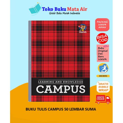 Jual BUKU TULIS CAMPUS SUMA ISI 10 BUKU 50 LEMBAR PER PACK - Jakarta ...