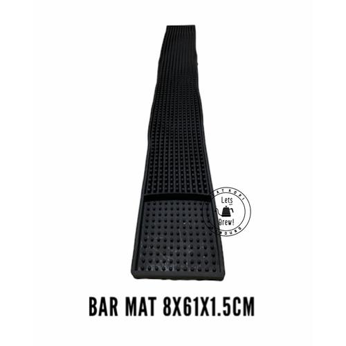 Jual BAR MATE SIZE 60X8X1CM HITAM BAHAN KARET TEBAL - Kota Bandung ...
