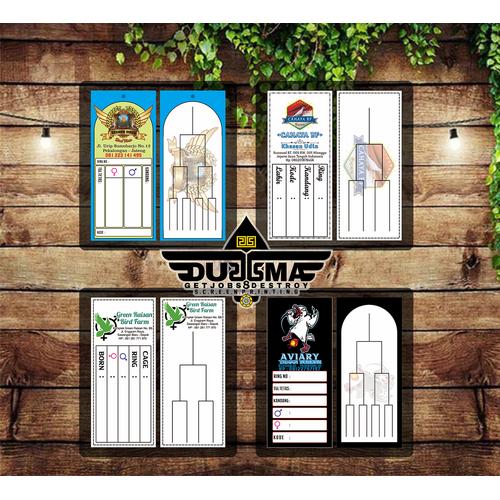 Jual Kitir Burung/Label Burung/Kitir Perkutut/Akta Perkutut/Label ...