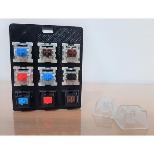 Jual Mechanical Switches Tester Kit Keychain (9 Buttons) - Putih ...