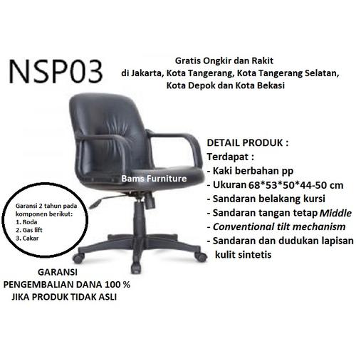 Jual kursi kerja kursi kantor kursi meeting high point di jamin ori NSP 03 - Kota Tangerang ...