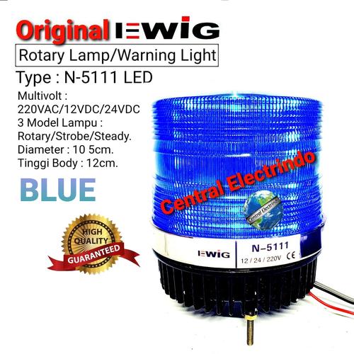Jual ROTARY LAMP LED BIRU 4" MULTIVOLT 3 TYPE. - Kota Tangerang ...