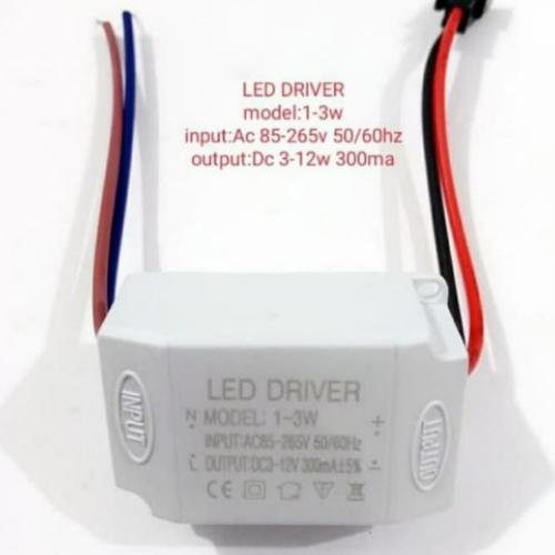 Jual Led driver 1-3watt/led/balas/travo/led driver panel/lampu panel ...