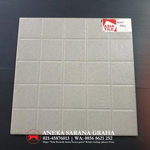 Jual Keramik lantai ASIA TILE 30x30 Alpha Grey floor tile ubin wc ...