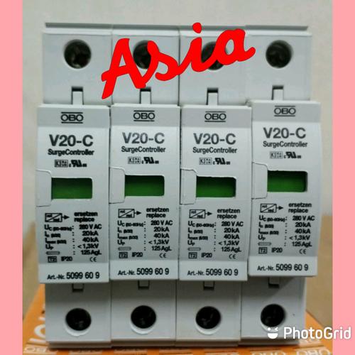 Jual SURGE ARRESTER OBO V20-C 4P 280V AC ORIGINAL - Jakarta Pusat ...