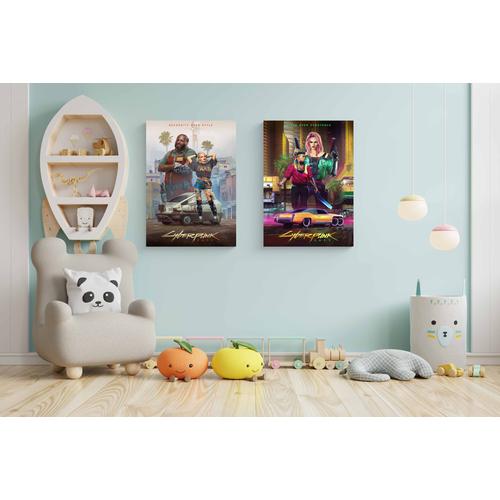 Jual Poster Cyberpunk 2077 cyber punk hiasan dinding kamar kayu anime ...