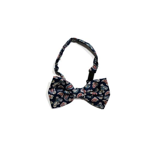 Promo dasi kupu motif batik biru bow tie instant pria wedding ...