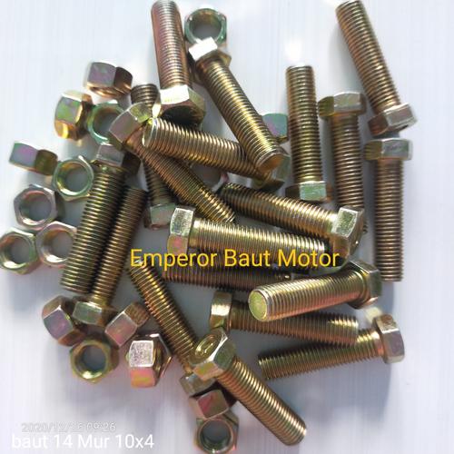 Jual Baut 14 + Mur 10mm x 4cm Isi 10 Pcs - Jakarta Utara - Emperor Baut ...