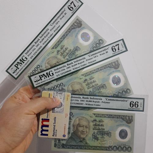 Jual 50000 Rupiah Soeharto Polymer Uang Kuno Indonesia Harga Satuan ...