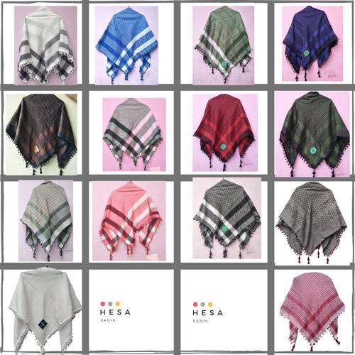 Jual SORBAN KUNCIR BAHAN FLEECE MOTIF CLASIC / SORBAN HAJI - merah ...