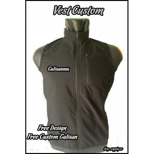 Jual Vest / Rompi Custom Sepeda road Bike, Mtb, Sepeda lipat - Hitam, M ...