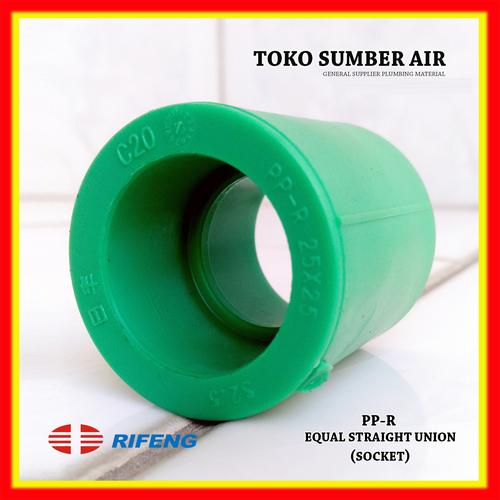 Jual PP-R EQUAL SOCKET 1/2 s/d 2 INCH - SOCKET MERK RIFENG - 1/2" - Kota Bandung - Toko Sumber ...