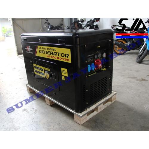 Jual VERMOGEN MESIN GENSET SOLAR / SILENT DIESEL GENERATOR 8000 WATT ...