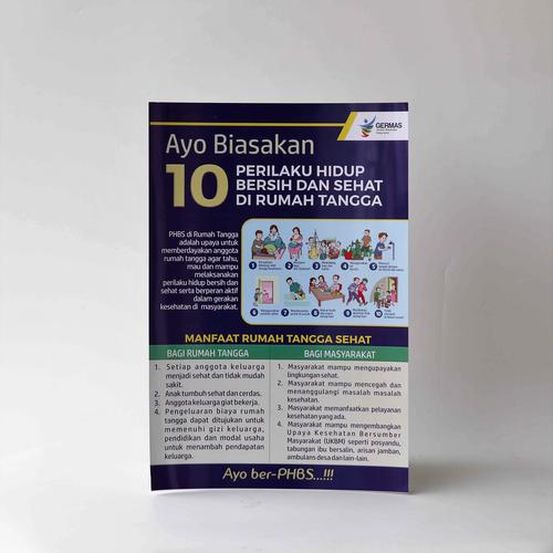 Jual Poster PHBS Rumah Tangga - Kab. Sleman - Syafana | Tokopedia