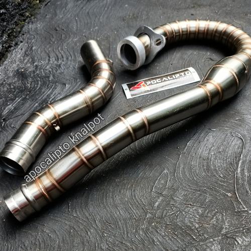 Jual Pipa Leher Knalpot / header stainless custom Scorpio Trail - Kab ...