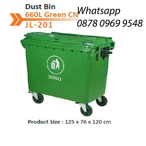 Jual Sulo,Dust Bin,tempat sampah 660 L Green - Kota Tangerang ...