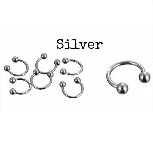 Jual Anting Tindik Hidung Bahan Besi Aneka Warna Fake Piercing untuk ...