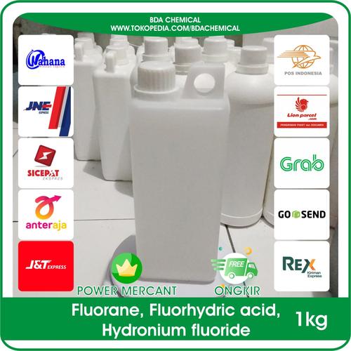 Jual Fluorine hydride, Fluorhydric acid, Hydronium fluoride 55% - 1KG ...