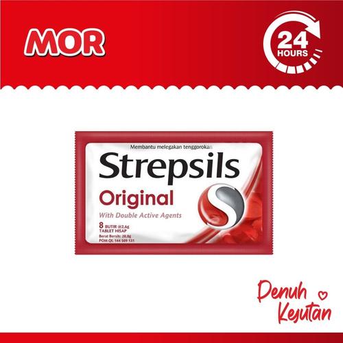 Jual STREPSILS Original Flavour Mint Double Active Agents Tablet Hisap 8 s - Kota Tangerang ...