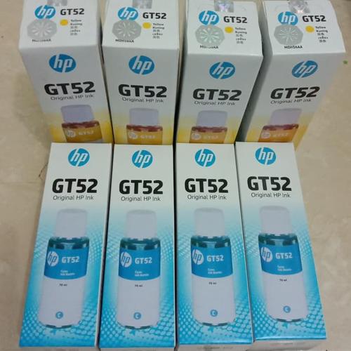 Jual HP GT53-GT52 Ink ORIGINAL GT 53HP Deskjet GT5810, 5820, 5000/CYAN ...