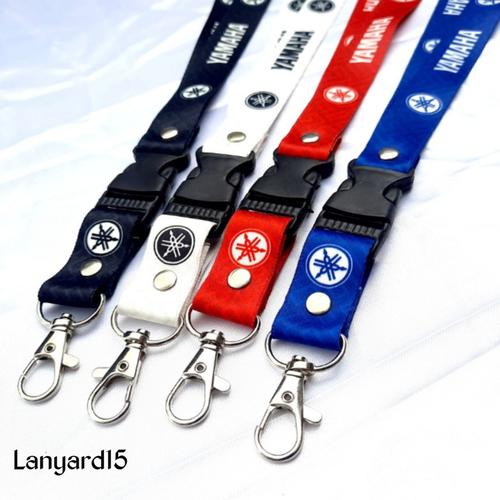 Jual LANYARD CUSTOM SATUAN YAMAHA TALI/GANTUNGAN ID CARD / NAME TAG ...