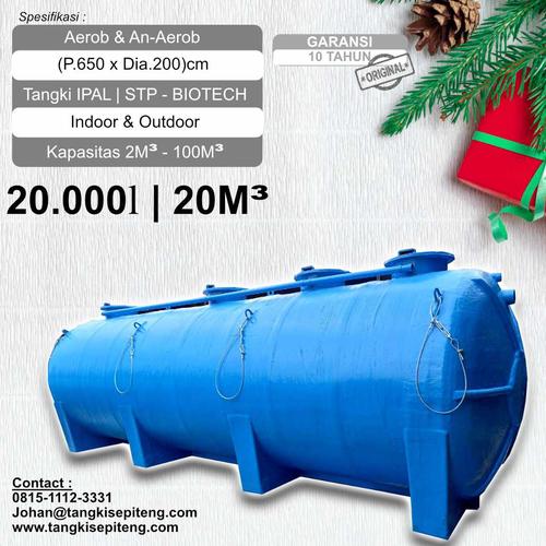 Jual Tangki STP BIOIPAL 20000 Liter - BIO STP , BIO SEPTIC TANK - Kab ...