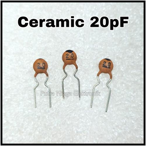 Jual Kapasitor 20pF Keramik NPO 20 pF Ceramic Capacitor - Kota Bandung ...